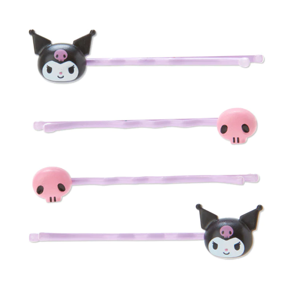Kuromi Hair Pins Set With Case & Mascot by Sanrio – Megazone