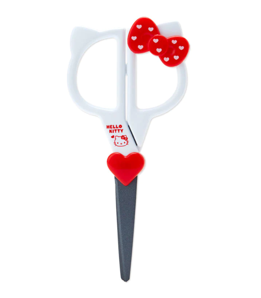 Hello Kitty Die Cut Face Shaped Scissors/ Red & White by Sanrio – Megazone